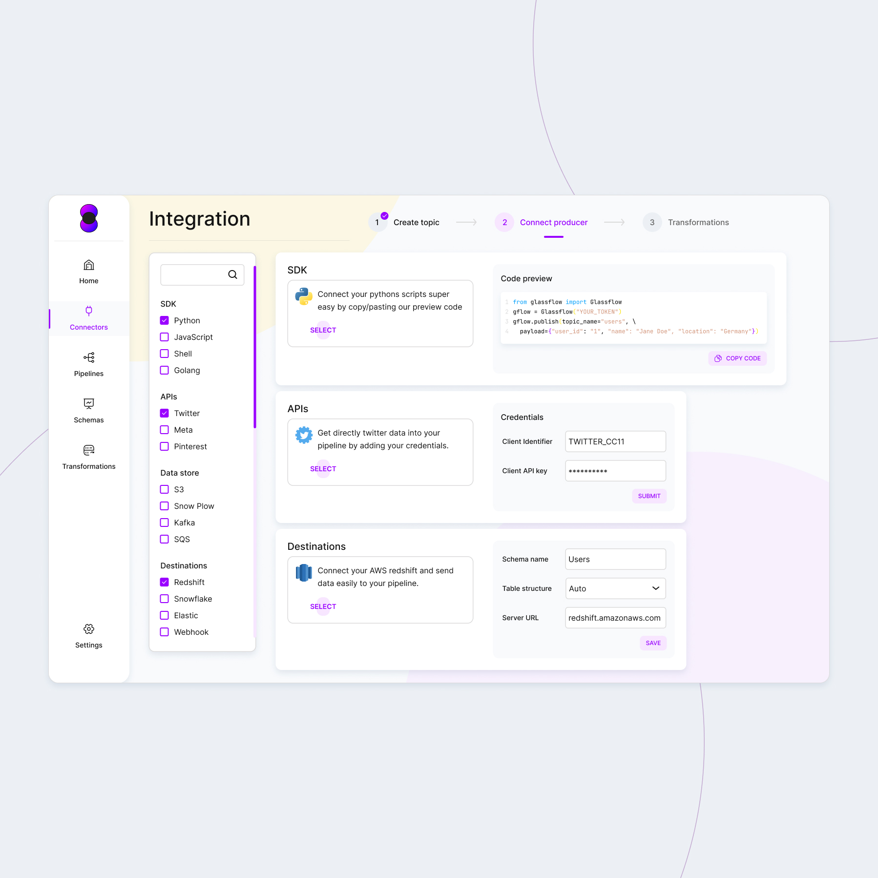 GlassFlow — Dashboards for the data streaming platform – Varvara Selezneva